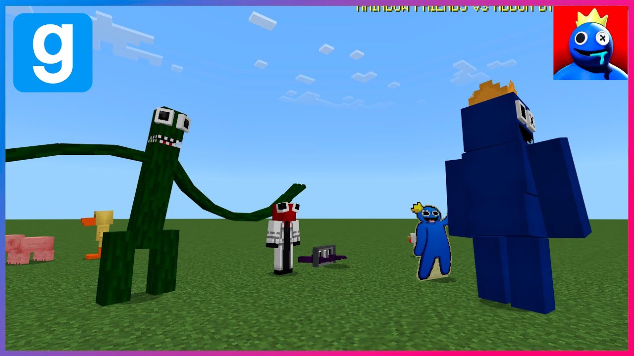 RAINBOW FRIENDS addon in MINECRAFT + DOWNLOAD - YouTube