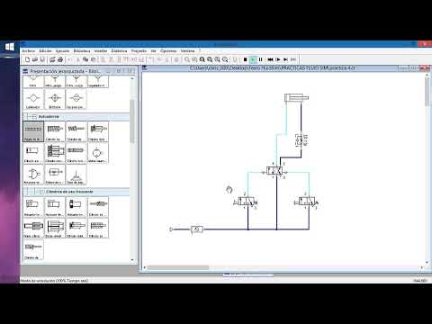 VIDEO PRACTICAS-SIMULADOR FESTO FLUID SIM - YouTube
