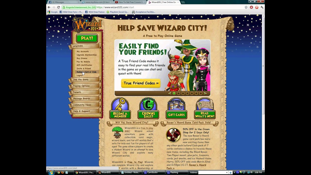How To Get Free Crowns In Wizard 101 Free ( Not A Hack ) - YouTube