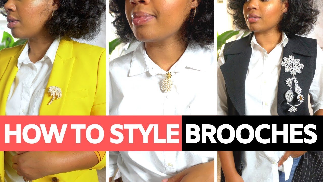 How To Style Brooches - YouTube