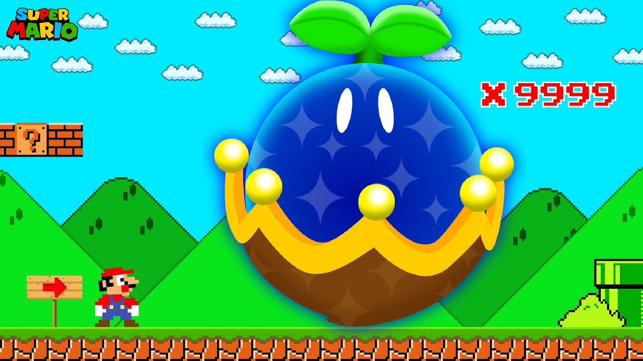 Super Mario Bros but Mario 9999 Giant ROYAL SEED: How Mario Become The ...