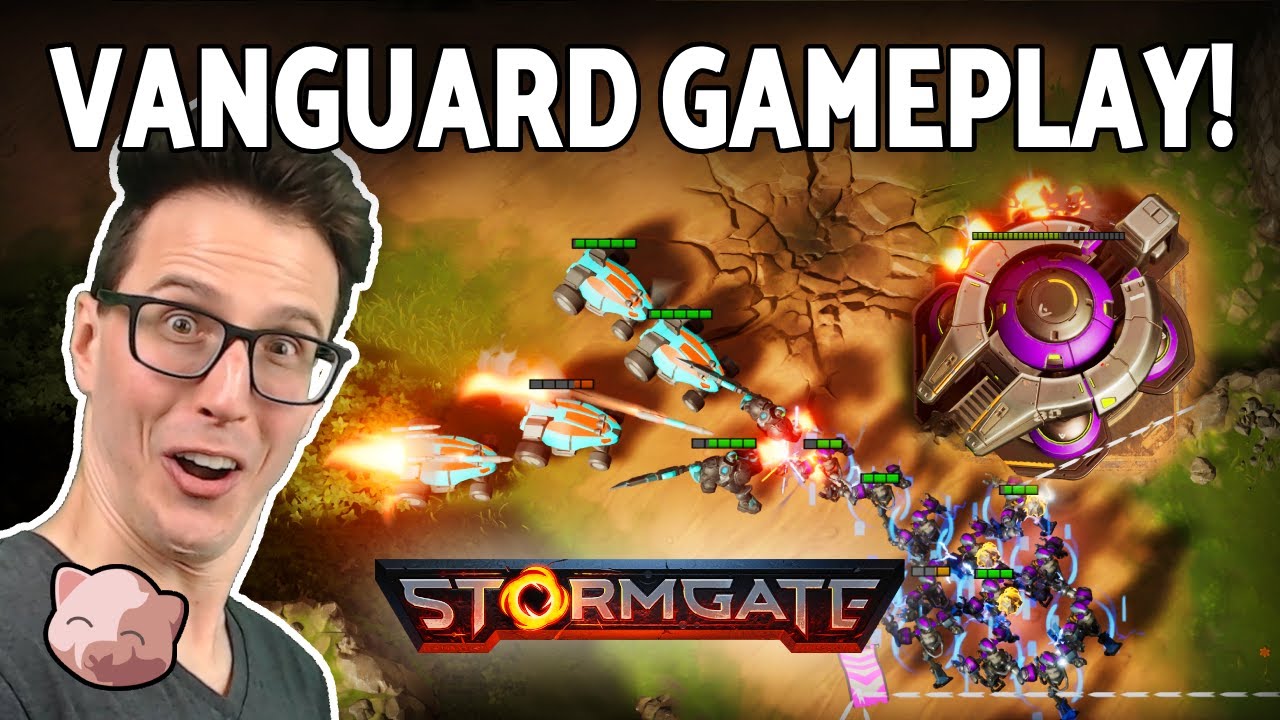 STORMGATE: New Vanguard Faction Beta Gameplay! - YouTube