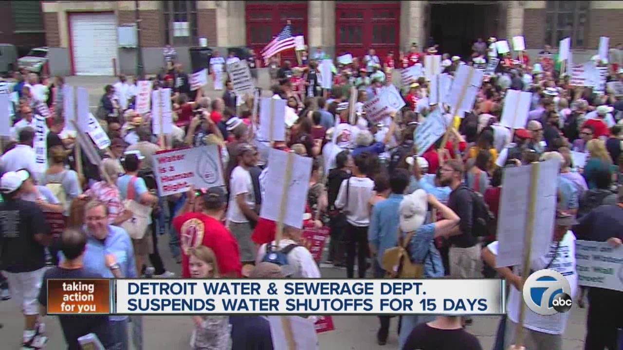 Detroit Water and Sewerage Department suspends water shutoffs for 15 ...