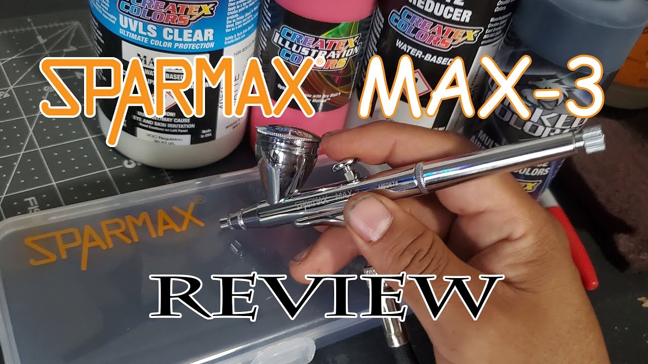 Sparmax Max-3 Airbrush Review - YouTube