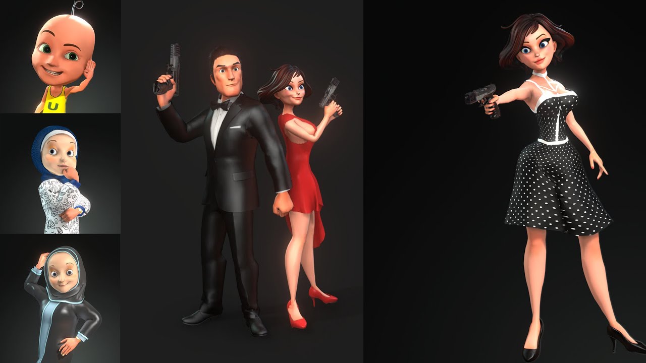 Character Showcase 2020 - YouTube