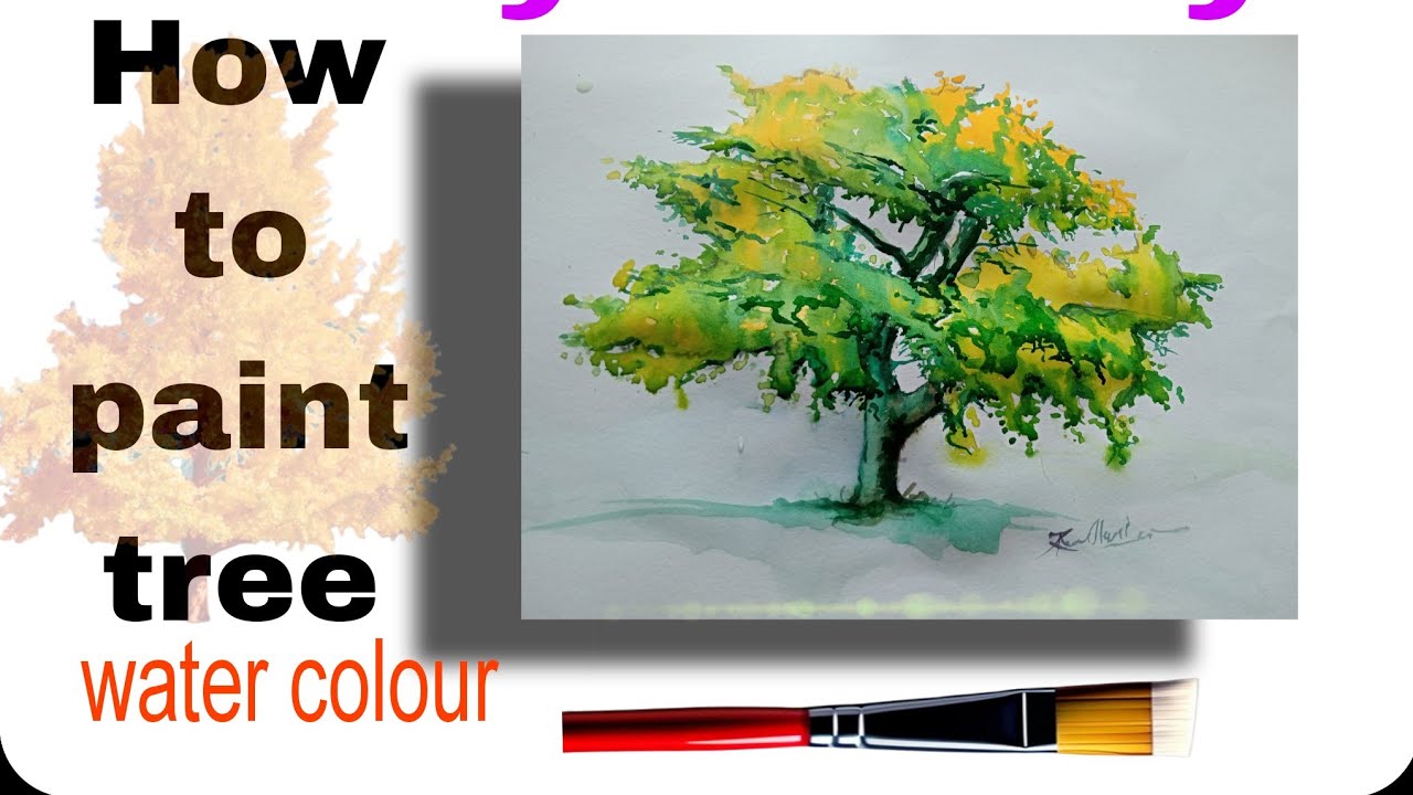 How To Paint Trees (Easy Step-by-Step) - YouTube