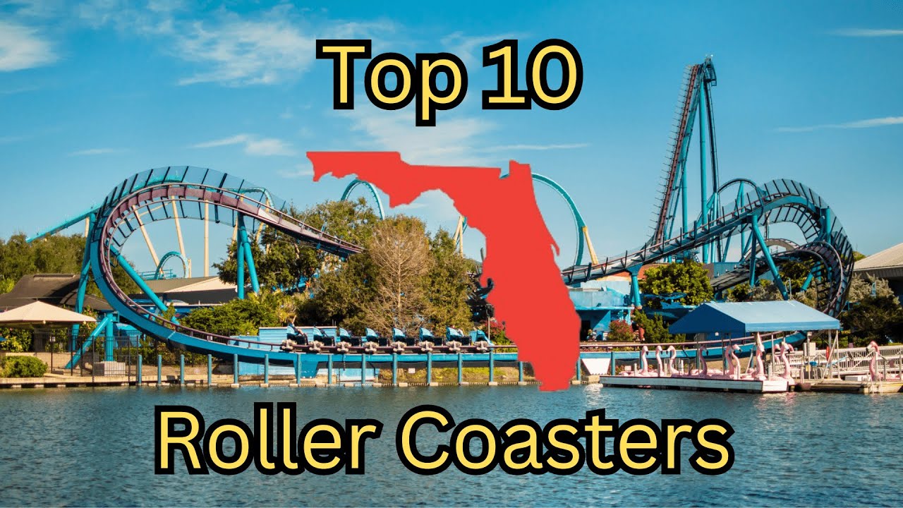 Florida's Top 10 Roller Coasters - YouTube