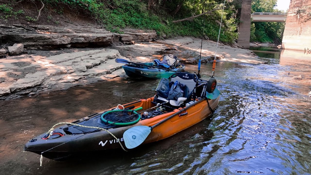 Kayak Bass Fishing - Secret Creek On The Stones River Stacked With Bass ...