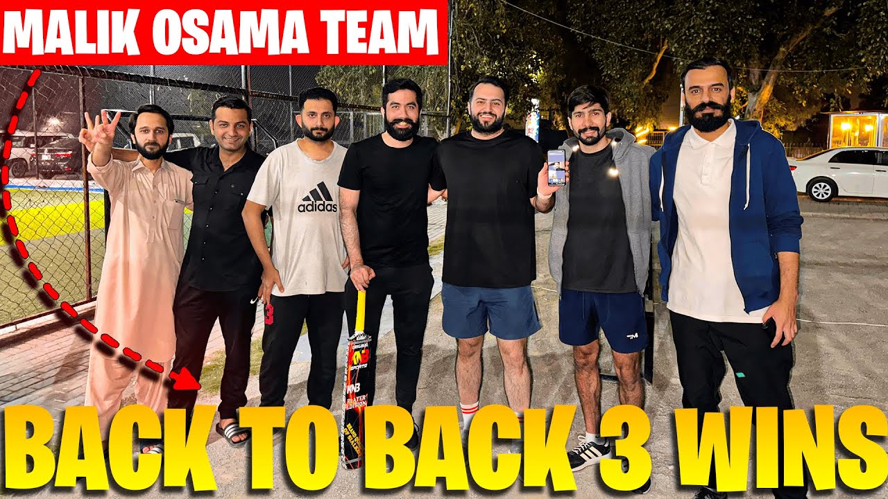 CONGRATULATION TO TEAM OSAMA ON BACK TO BACK WINS | #vlogs #cricket # ...