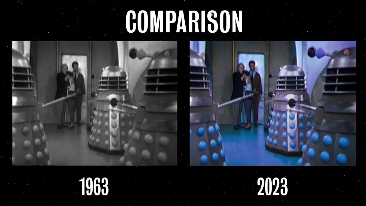 The Daleks in Colour - Comparison | Doctor Who - YouTube