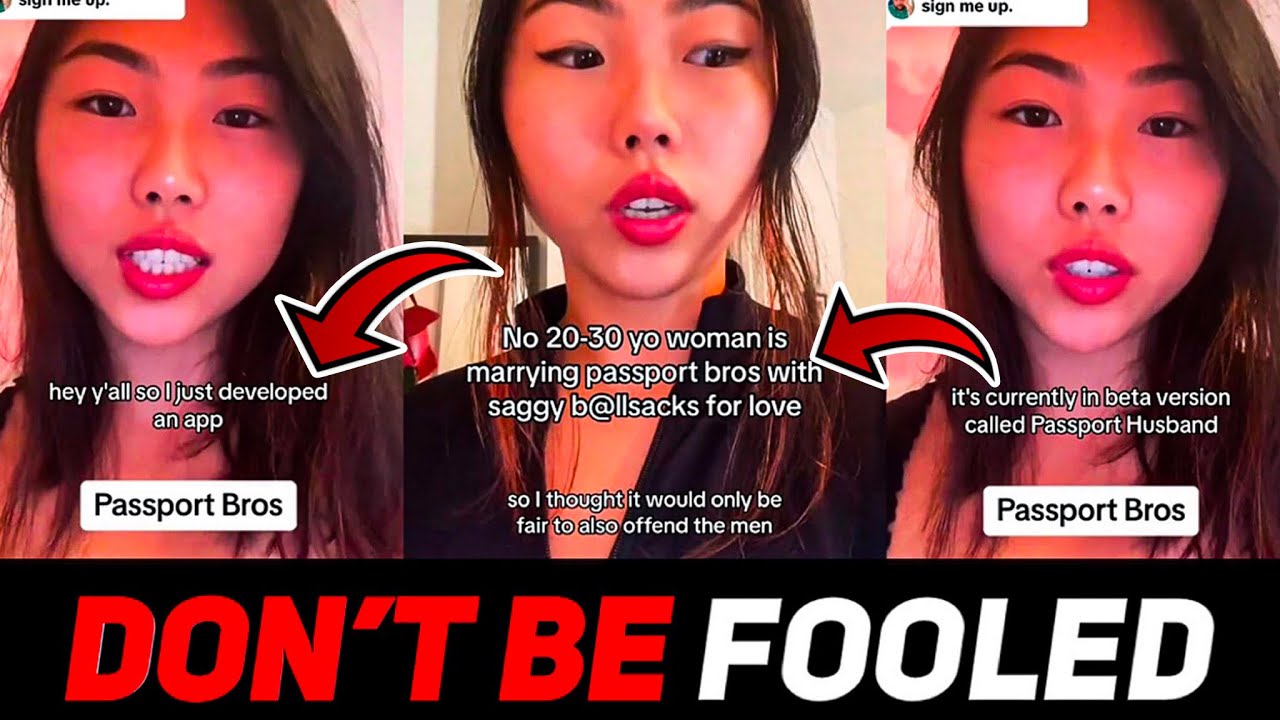 She ATTEMPTS To Fool PASSPORT BROS With Fake Dating App To MARRY ...