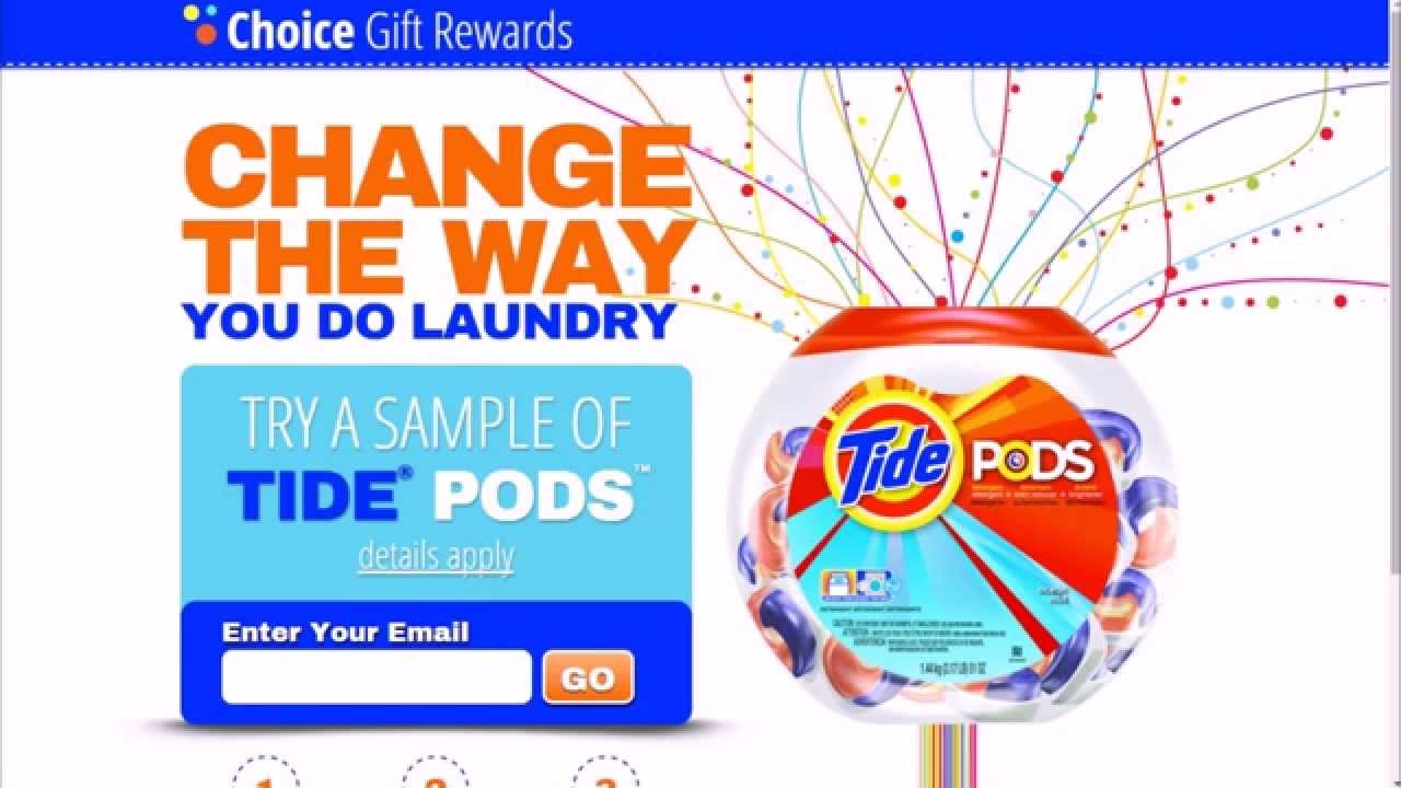 Try a sample of Tide Pods in San Diego - YouTube