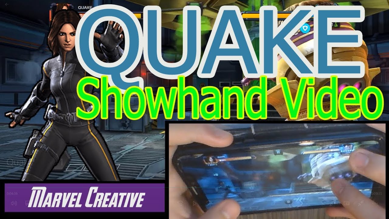 Showhand playing Quake MCOC | How to Quake Marvel Contest of Champions ...