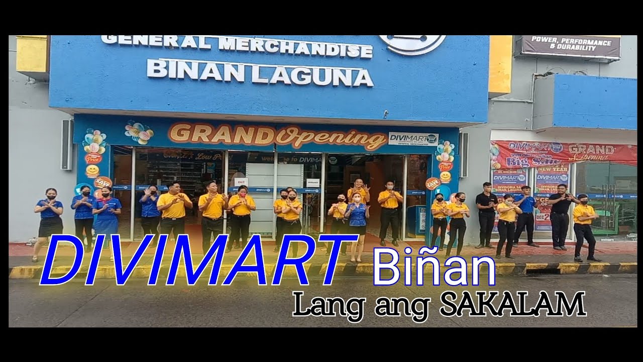DIVIMART BIÑAN LANG SAKALAM...may pa morning exercise... - YouTube