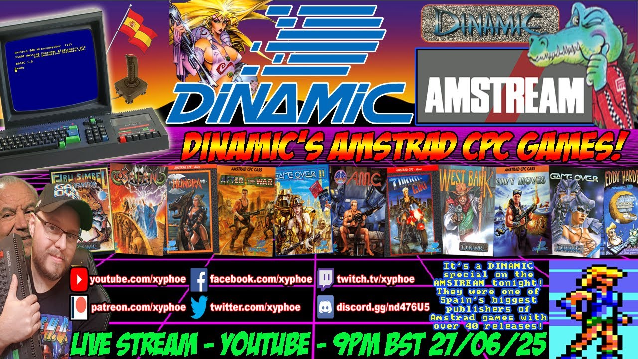 [AMSTRAD CPC] ⚡️AMSTREAM 🕹️🇪🇸 DINAMIC Software Amstrad Games Special! ⭐️ Their Best Games ...