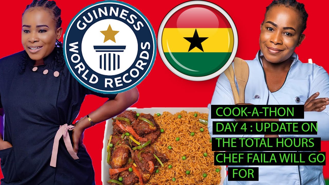 Ghanaian Female Chef Has Settled On 165 Hours Plus To Break Current ...