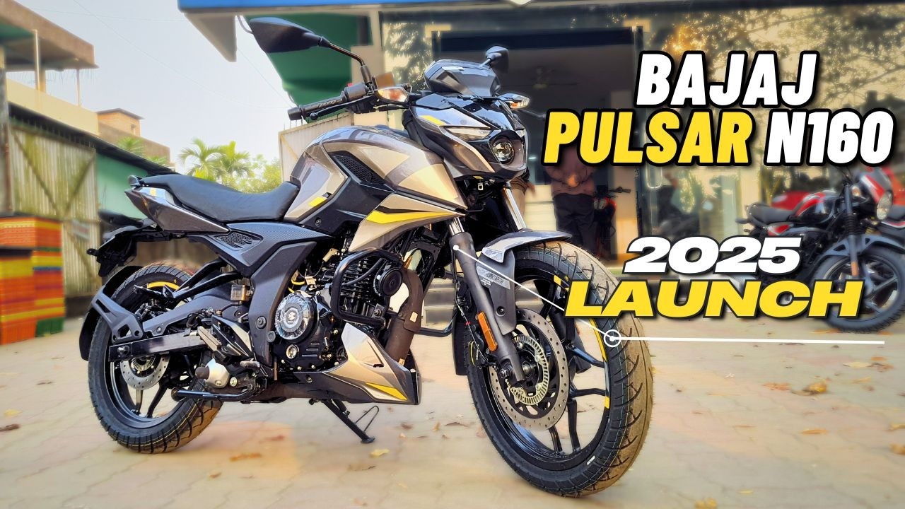 Bajaj PULSAR N160 New Model 2025 Harbour Grey Colour with Slipper ...