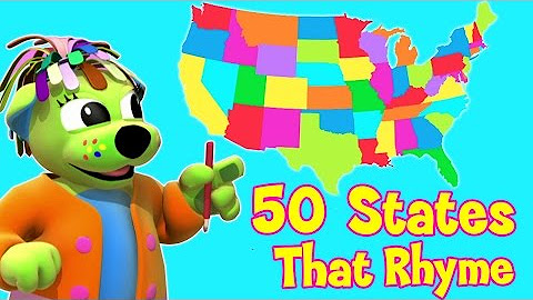 50 States Song- A Fun Sing Along with the Kids Picture Show! - YouTube