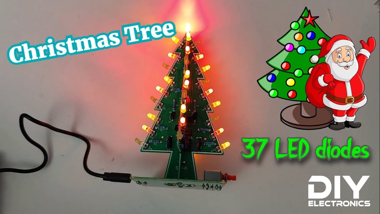 How to Make a 3D LED Christmas Tree | DIY Electronics - YouTube