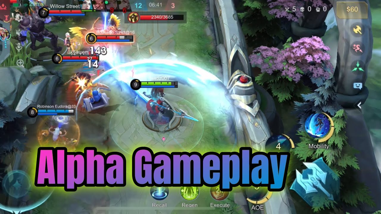 Mobile Legends: Alpha Gameplay - YouTube