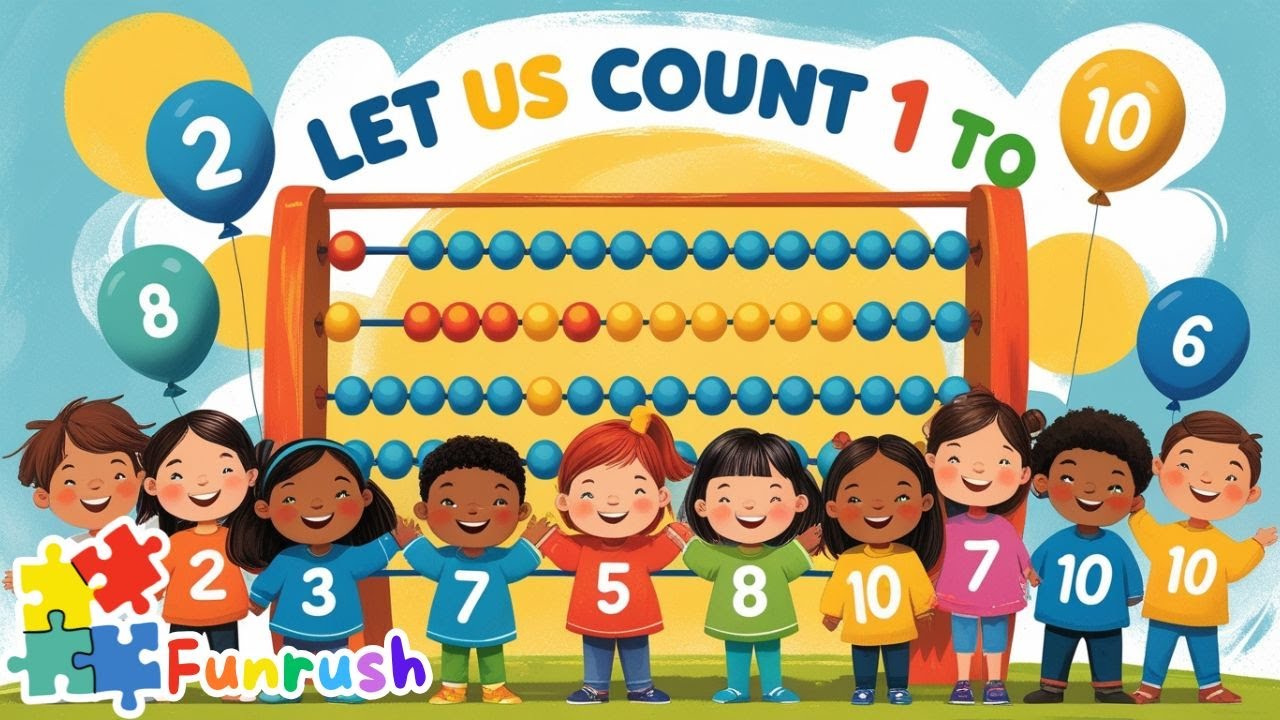 Let Us Count One to Ten Song for Kids | Fun Kids Learning Songs ...