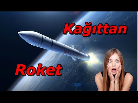 Kağıttan Süper Uçan Roket Yapımı ( Kağıttan Ok / Uçak )
