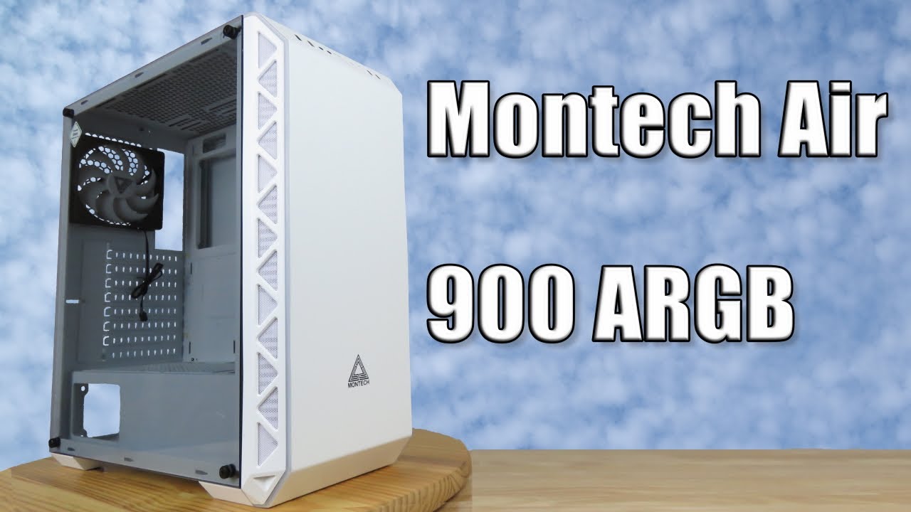 Montech Air 900 ARGB White Mid-Tower PC Chassis Unboxing - YouTube