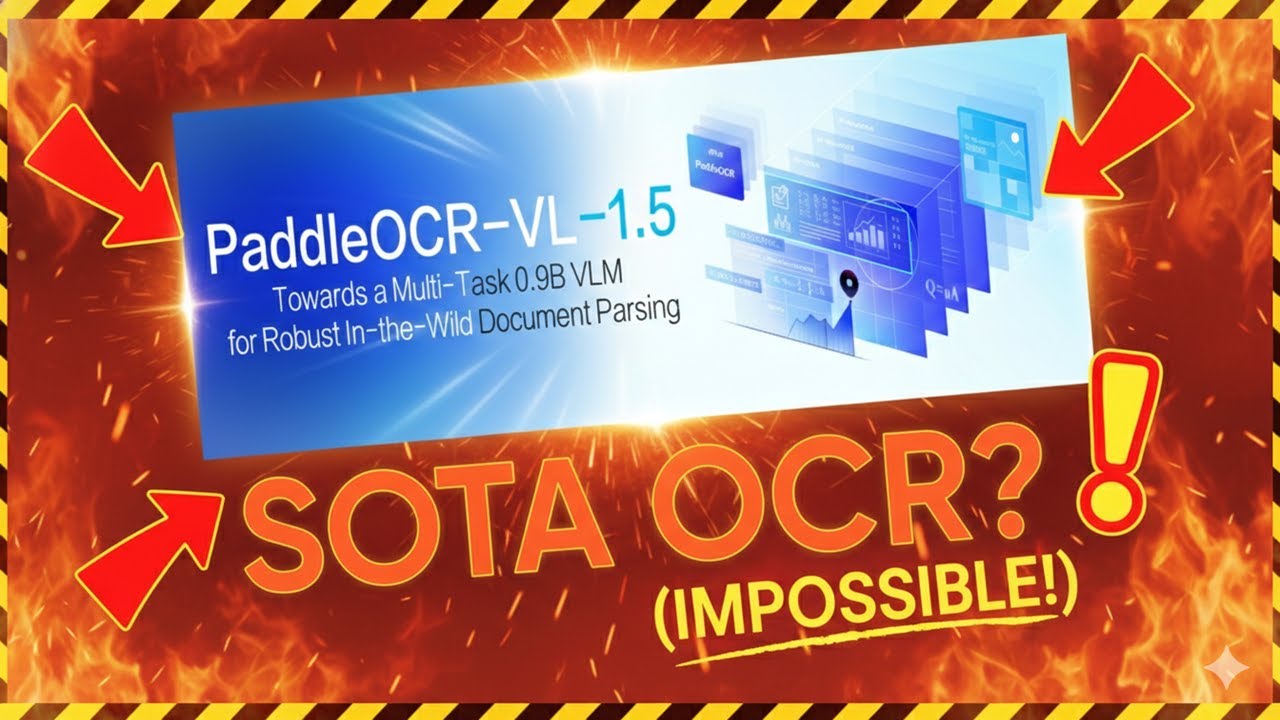 PaddleOCR-VL-1.5 New SOTA OCR Underwhelming? - YouTube