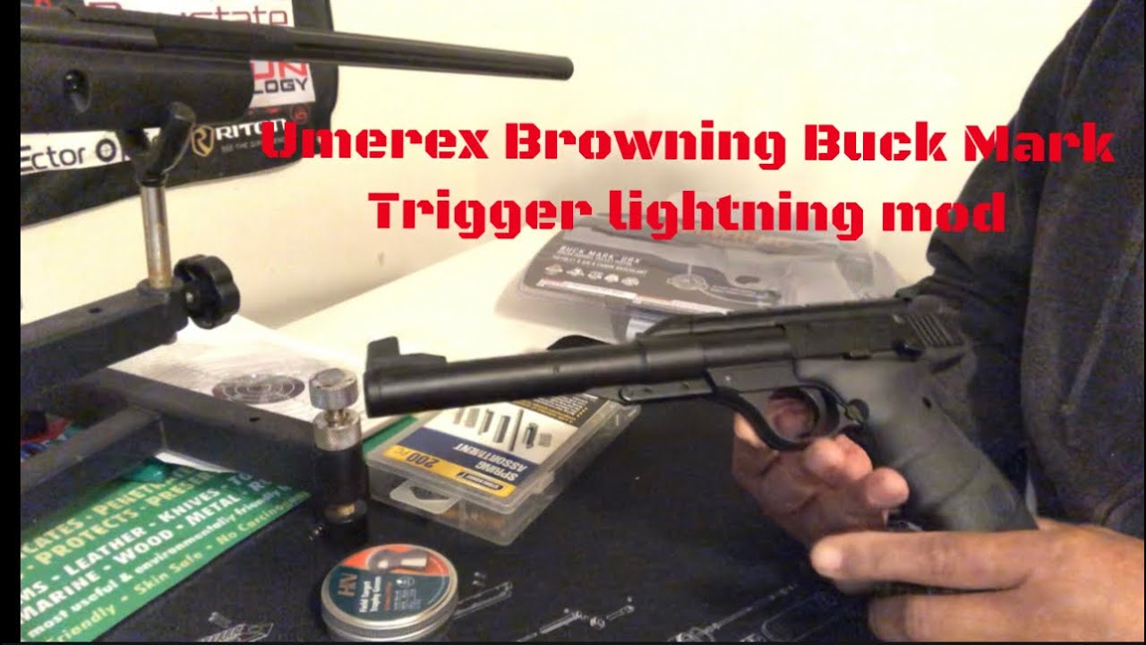 PT. 2 Umerex Browning Buck Mark trigger lightning mod # ...