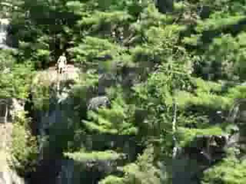 45 ft cliff jump - YouTube