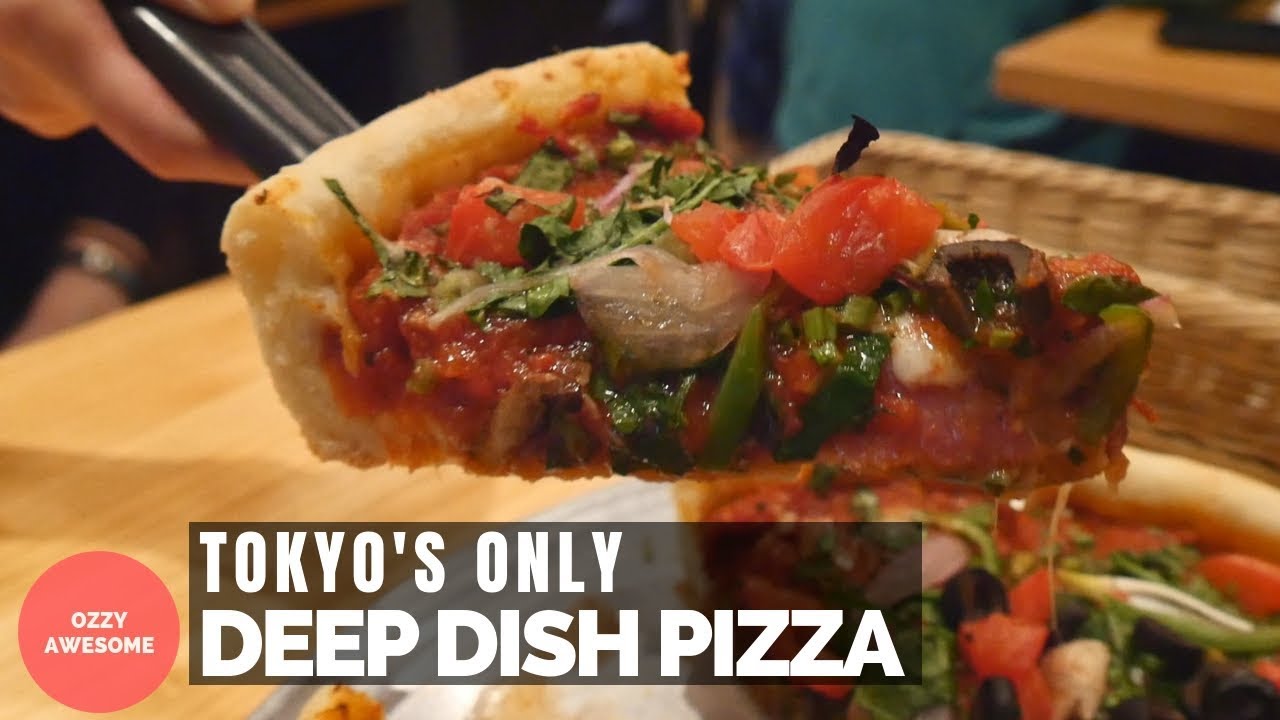 Tokyo's ONLY Deep Dish Pizza Restaurant! Devil Craft Tokyo! - YouTube