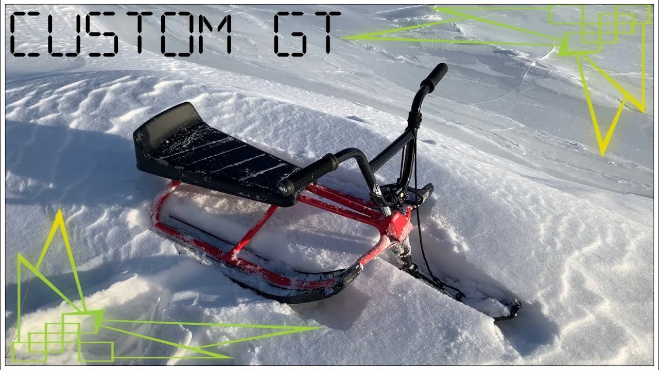 CUSTOM GT SNOW RACER (PART 2) - YouTube