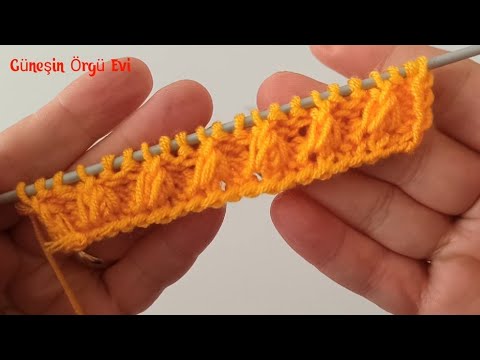 Kolay ikişiş örgü model anlatımı 💐 Bebek yeleği 💐 Bebek örgüleri 💐 Yetişkin örgüler 💐 #knitting #diy