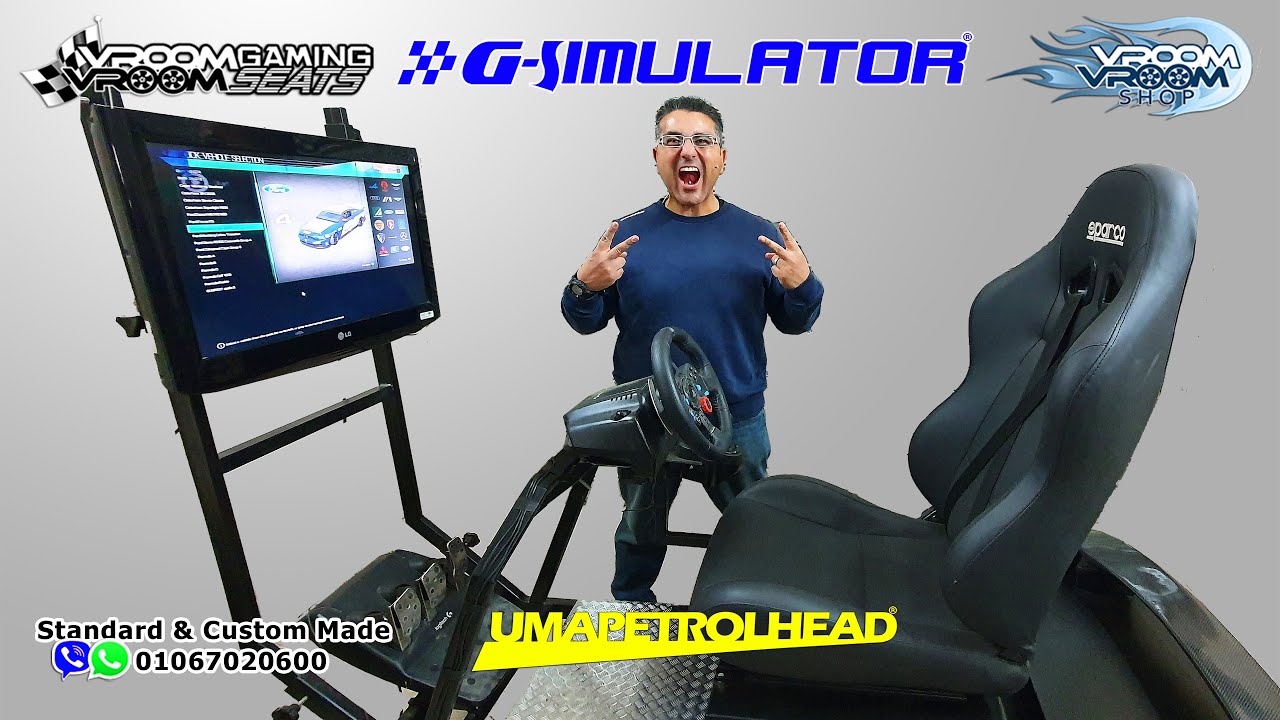 G-Simulator at Vroom Vroom Shop | جي سيميوليتور في محل فرووم فرووم - YouTube