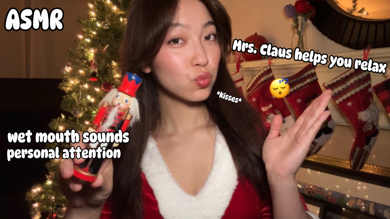 ASMR Mrs. Claus Helps You Relax 😴 Personal Attention & Care ️ Mouth ...