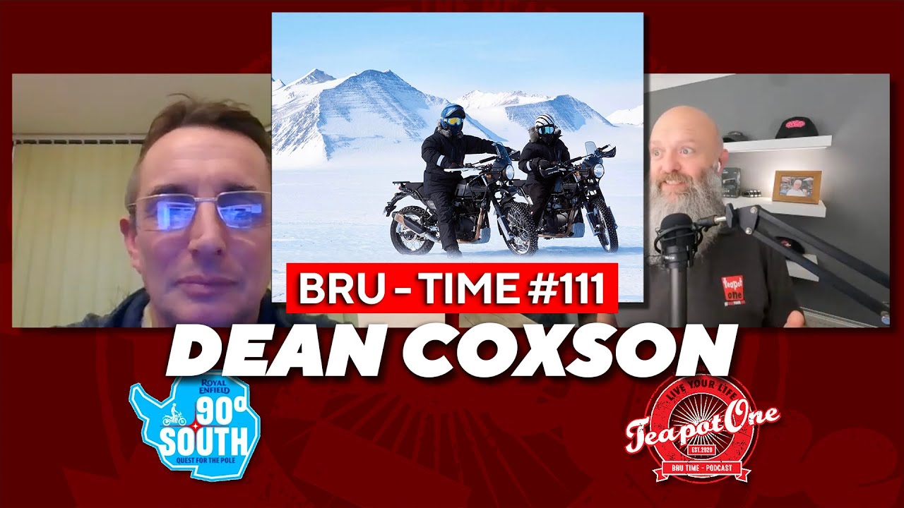 Bru Time Ω#111 - Dean Coxson Ride A Motorcycle To The South Pole - YouTube