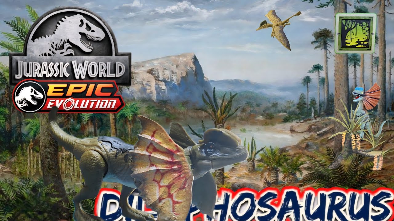 JW Epic Evolution: Dilophosaurus ⚪️Common⚪️ unboxing & review... - YouTube