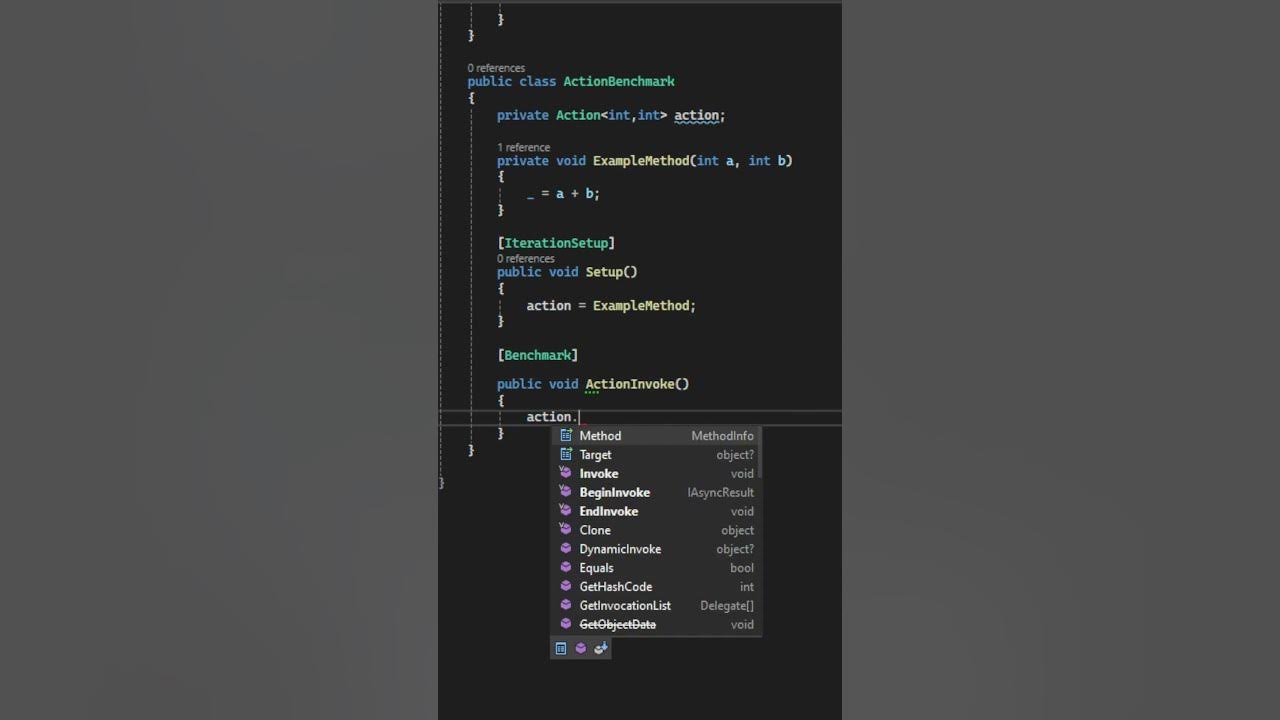 C# Performance Optimization : Action Invoke Benchmark #csharp #dotnet #programming - YouTube