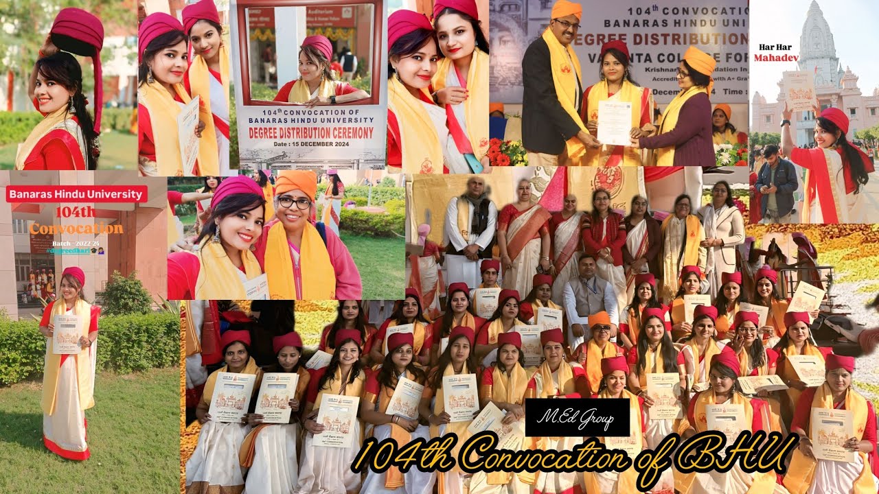 Memories of 104th BHU Convocation🎓 now Alumni ️#convocation2025 #bhu # ...
