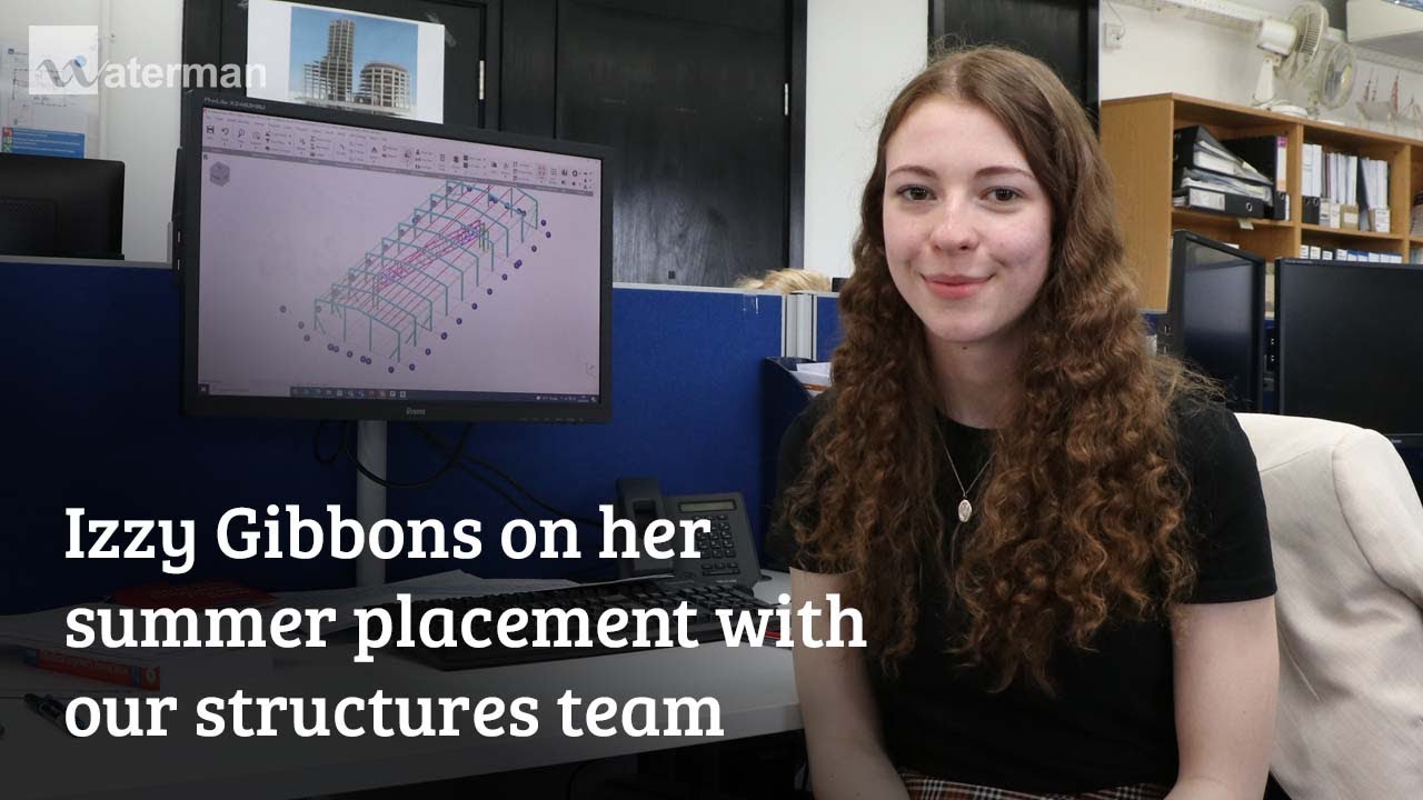 Izzy Gibbons on her summer placement with our structures team - YouTube