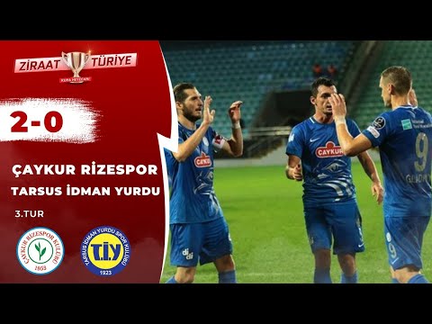 Çaykur Rizespor 2-0 Tarsus İdman Yurdu Maç Özeti (Ziraat Türkiye Kupası 3.Tur) 26.09.2018