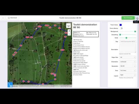 How to print a cross country map - YouTube