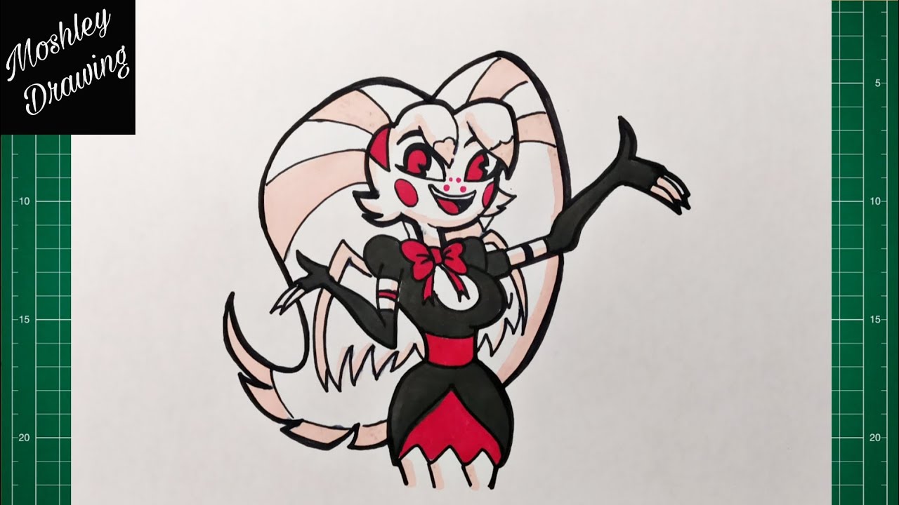 How to Draw Molly from Hazbin Hotel - YouTube