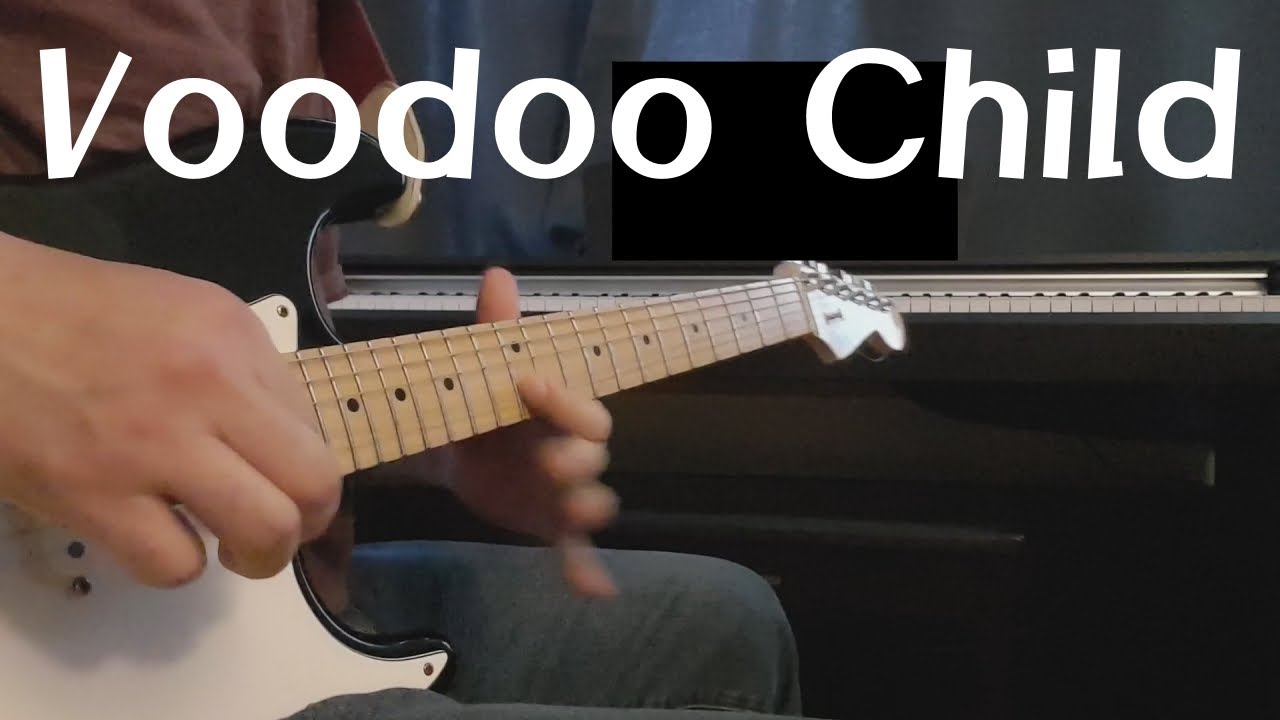 Jimi Hendrix(Stevie Ray Vaughan) Voodoo child - Guitar cover by 이대아 ...