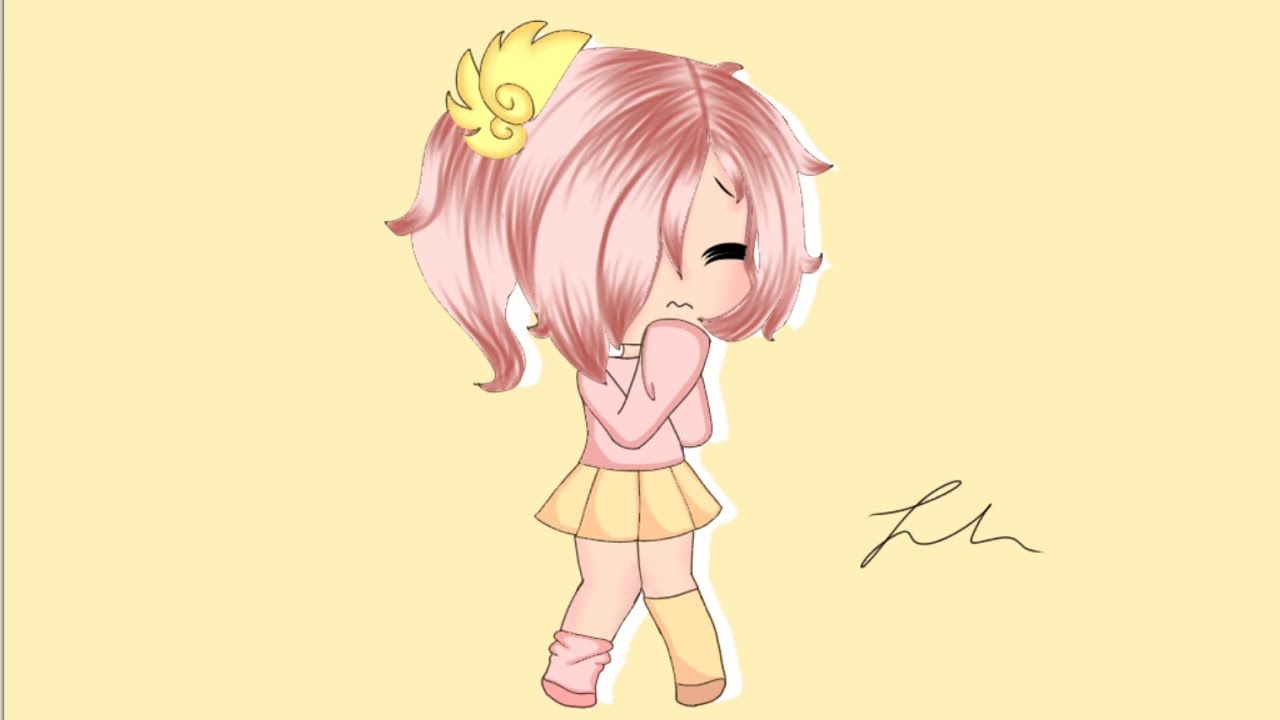 || Shy Girl || New art style (kinda) || Gacha Speedpaint || Read Desc ...