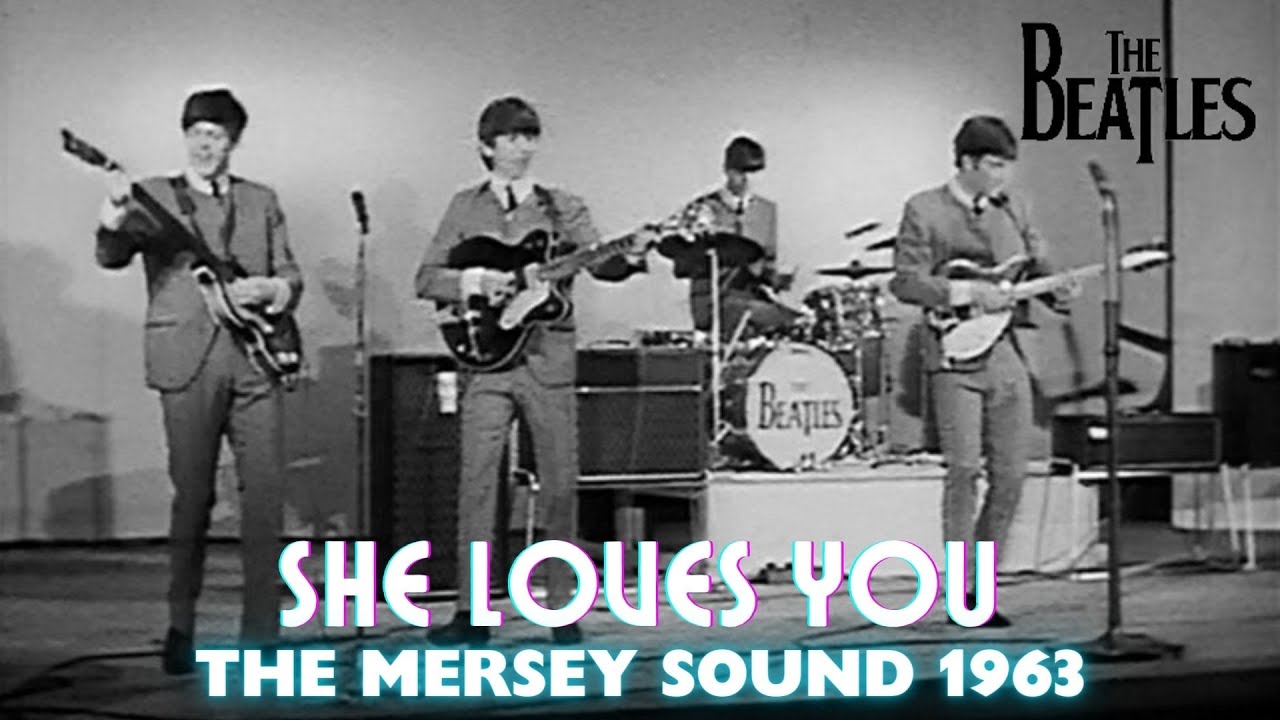 The Beatles | BBC-TV's, The Mersey Sound, "She Loves You" 1963 - YouTube