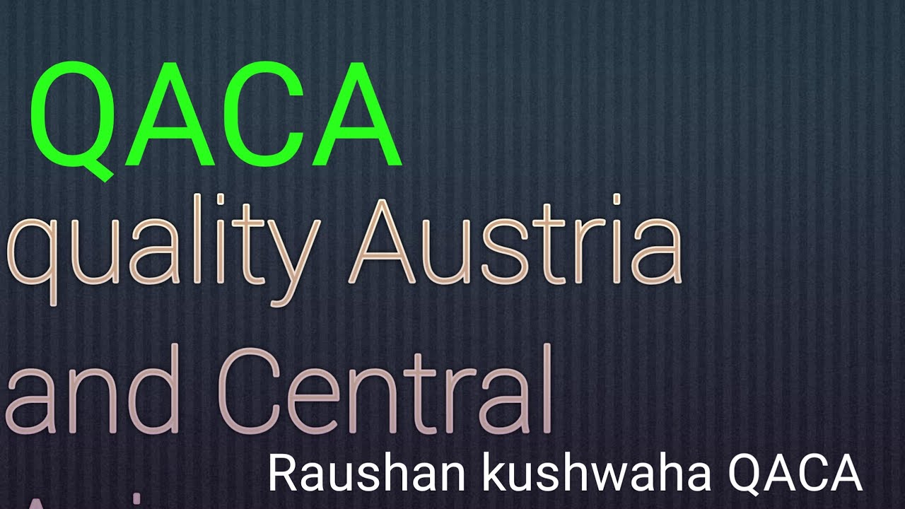 daily routine for QACA a work - YouTube