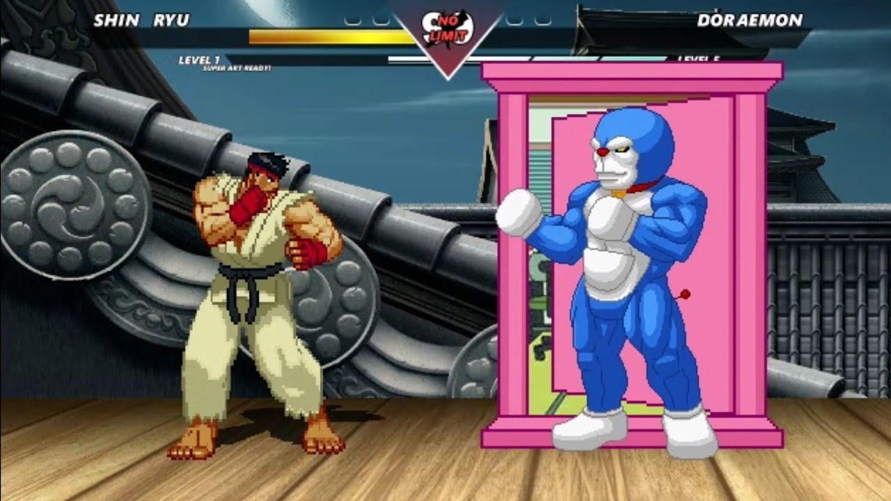 Shin Ryu vs Doraemon - High level insane fight ! - YouTube