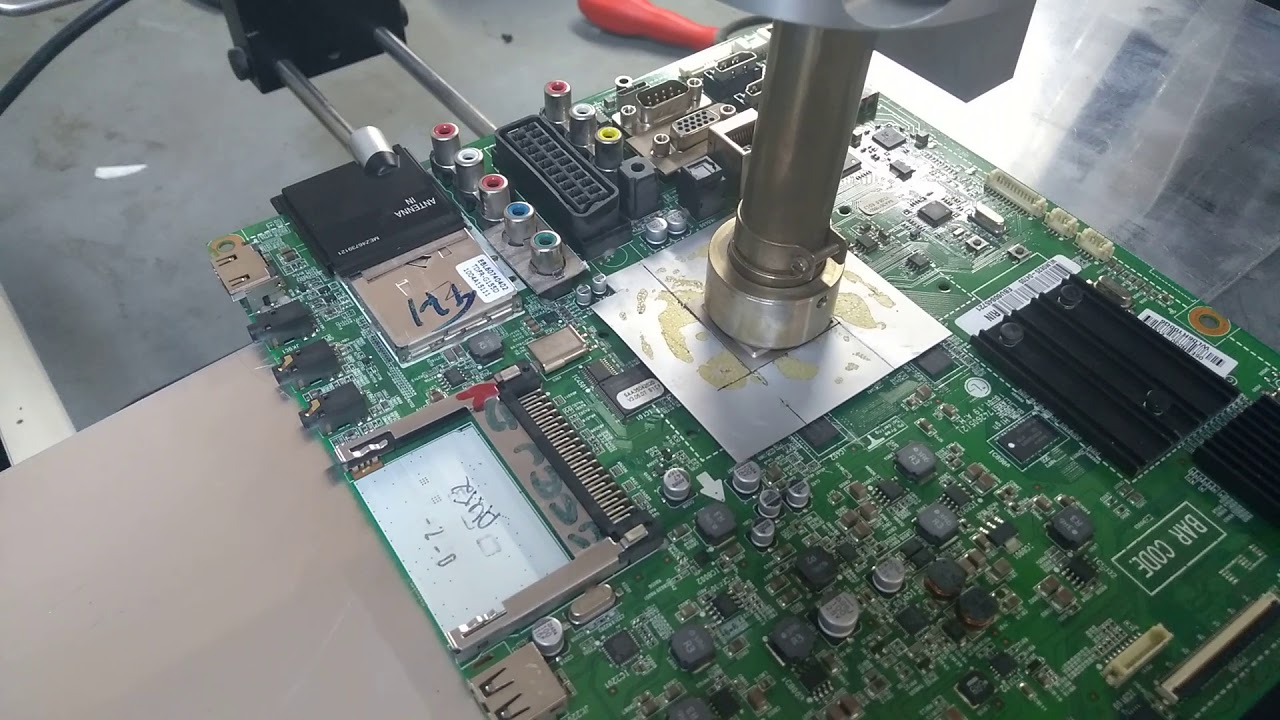 LG 42LE5500 LED TV ANAKART ONARIMI - YouTube