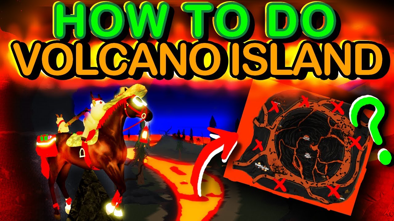 How To Do VOLCANO ISLAND 🌋 (Route & Horse Locations) - Wild Horse ...
